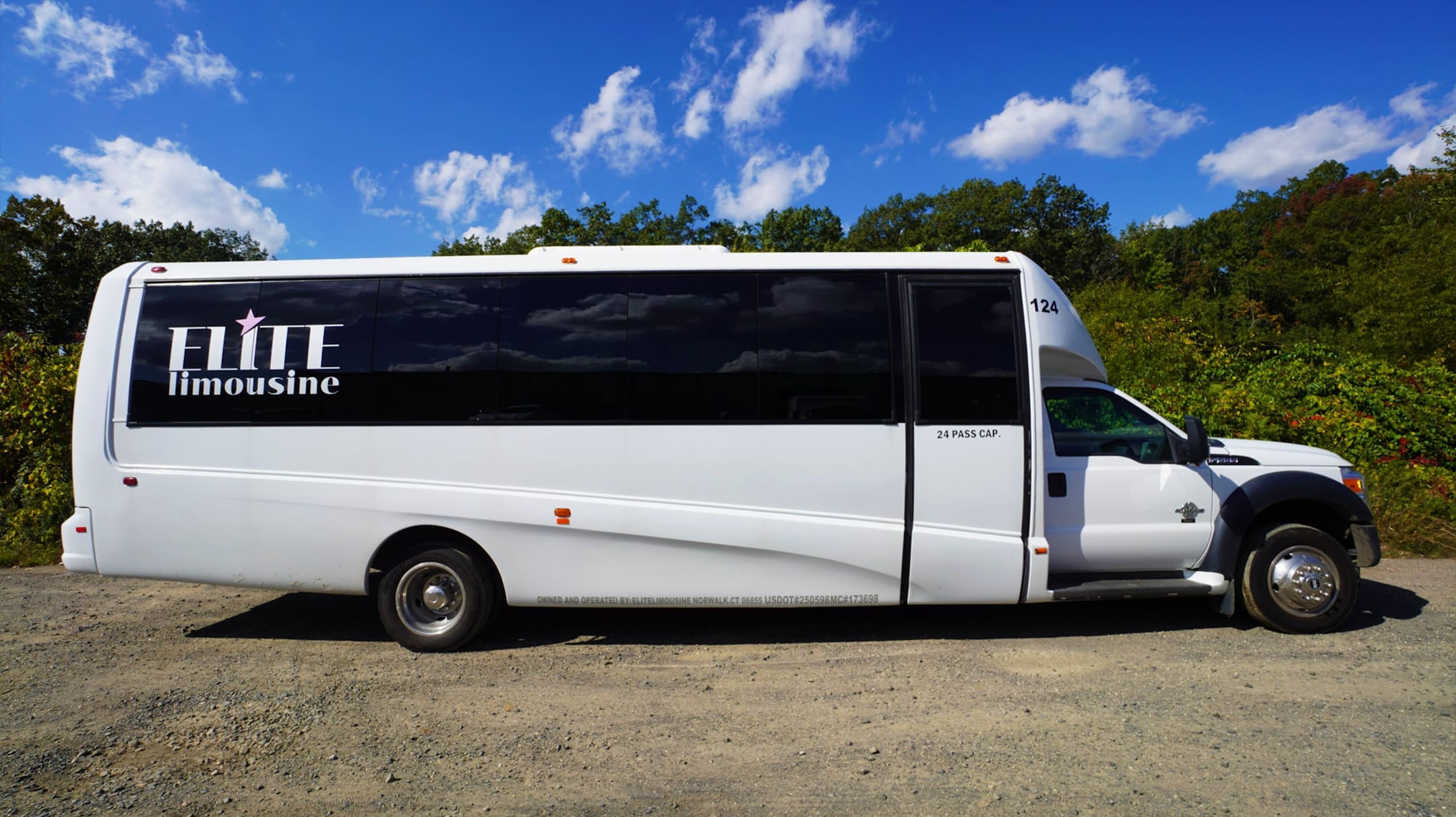 Elite Limousine CT Vehicle Fleet | 24 Passenger Limo Bus